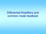 PPT - Lecture 17: Common Source/Gate/Drain Amplifiers PowerPoint ...