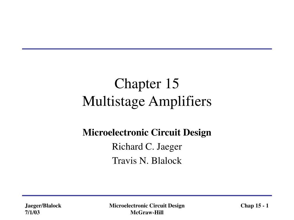 PPT - Chapter 15 Multistage Amplifiers PowerPoint Presentation, free download - ID:162443