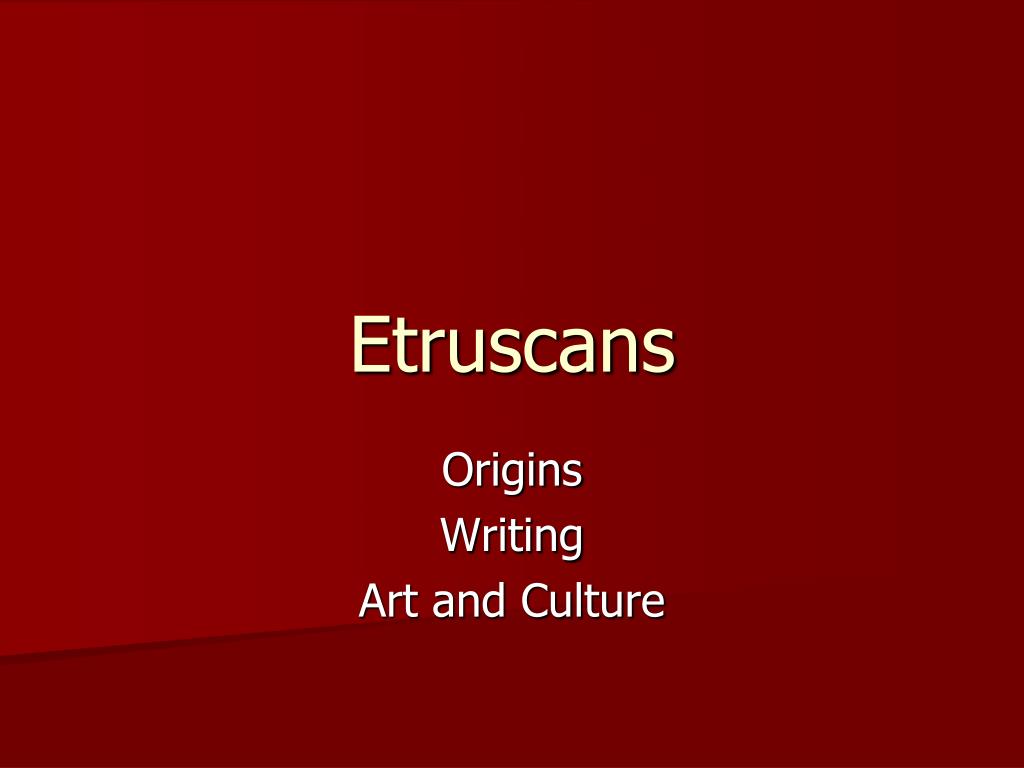 PPT - Etruscans PowerPoint Presentation, free download - ID:162562