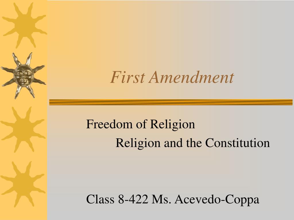 PPT - First Amendment PowerPoint Presentation, free download - ID:163310