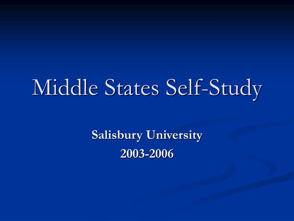 PPT - Middle States Self-Study PowerPoint Presentation, free download ...