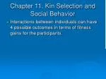 PPT - Hamilton’s Rule – Kin Selection PowerPoint Presentation, free ...