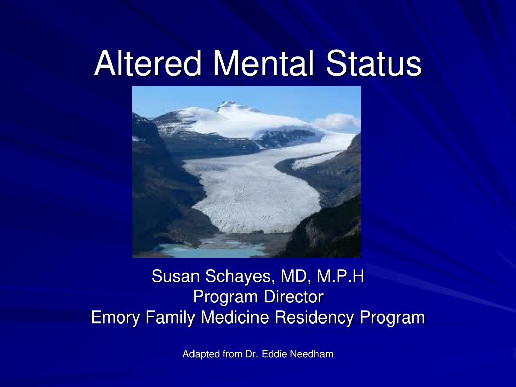 PPT - Altered Mental Status PowerPoint Presentation, free download - ID ...