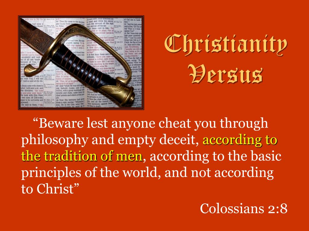 PPT - Christianity Versus PowerPoint Presentation, free download - ID ...