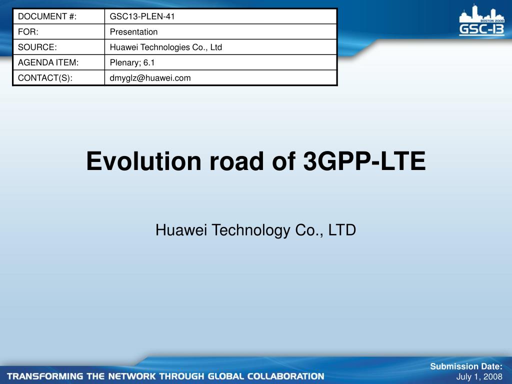 PPT - Evolution road of 3GPP-LTE PowerPoint Presentation, free download ...
