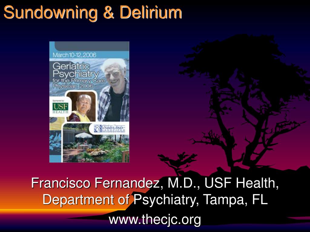 PPT - Sundowning & Delirium PowerPoint Presentation, free download - ID ...