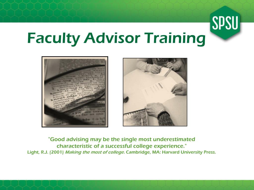 PPT - Faculty Advisor Training PowerPoint Presentation, free download ...