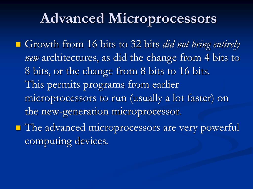 PPT - Advanced Microprocessors PowerPoint Presentation, free download ...
