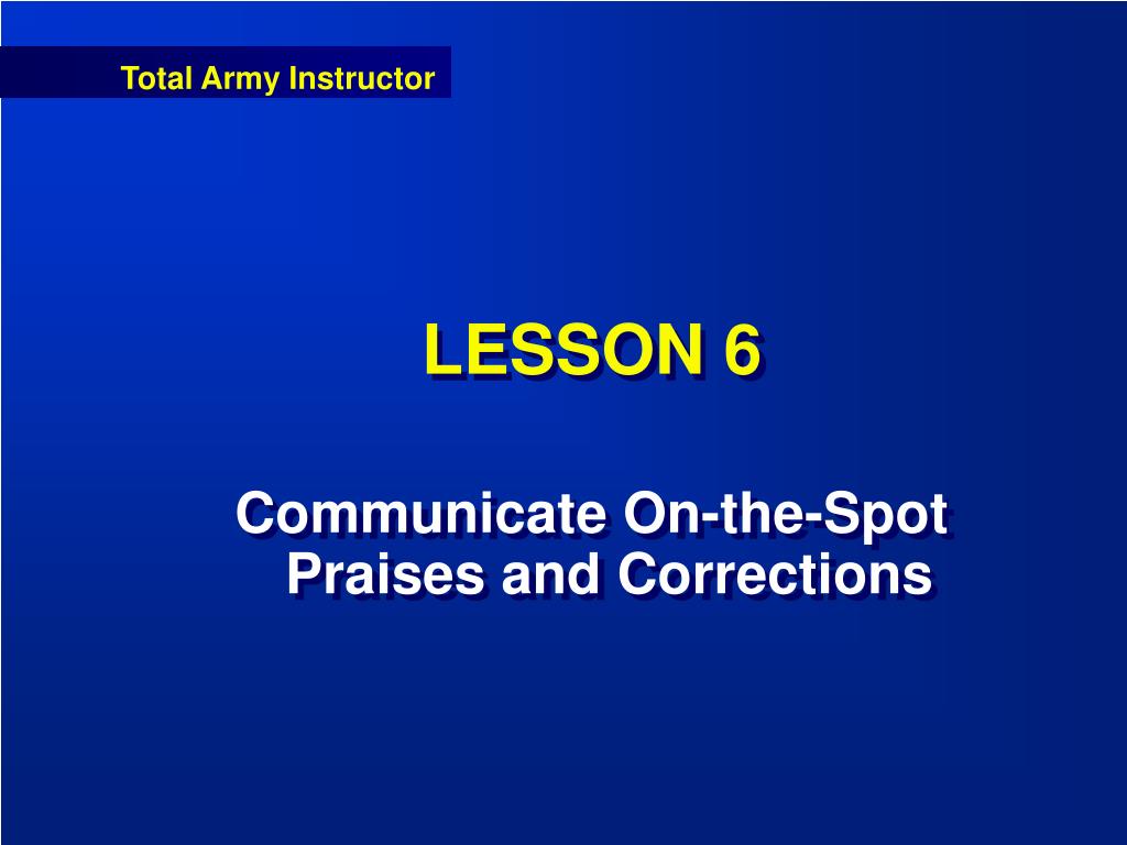 PPT - LESSON 6 PowerPoint Presentation, free download - ID:171230