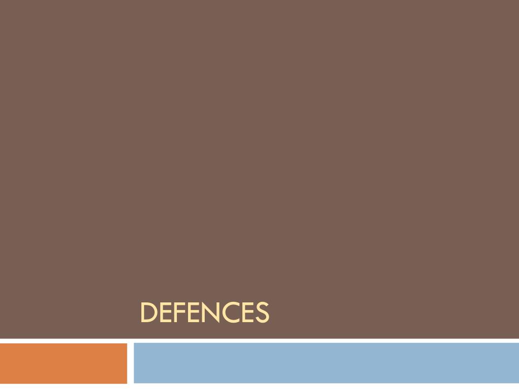 PPT - DEFENCES PowerPoint Presentation, free download - ID:171618