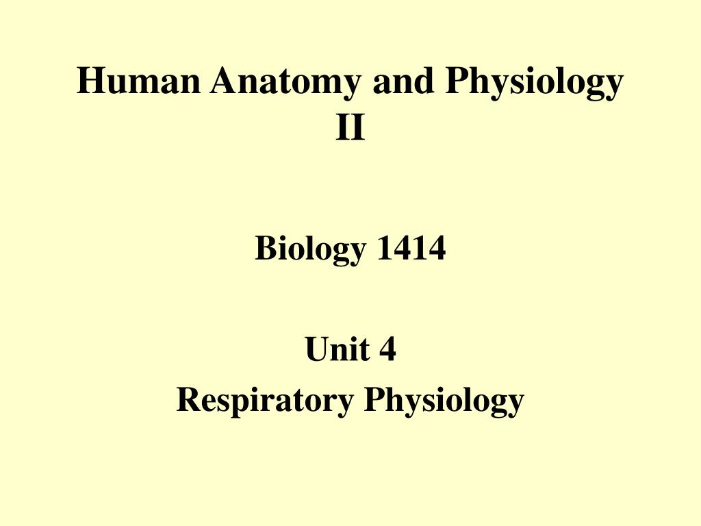 PPT - Human Anatomy and Physiology II PowerPoint Presentation, free ...