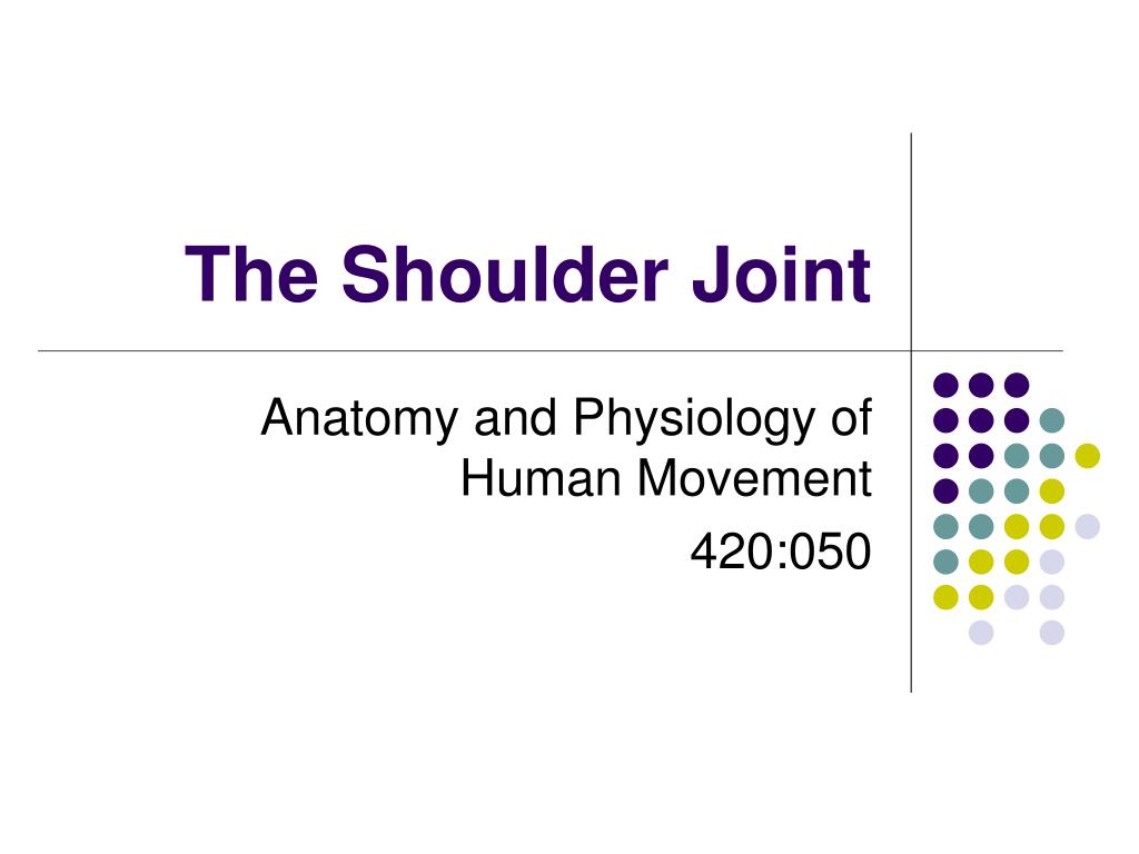 PPT - The Shoulder Joint PowerPoint Presentation, free download - ID:172714