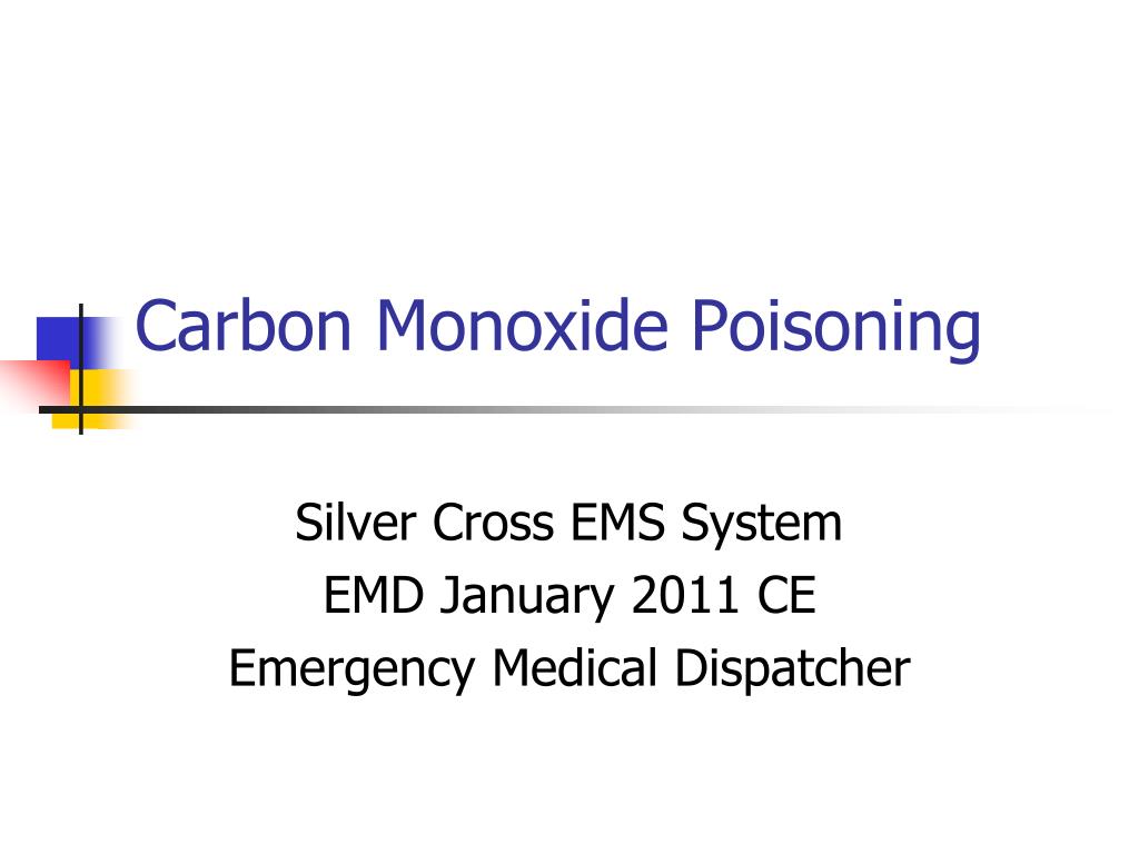 PPT - Carbon Monoxide Poisoning PowerPoint Presentation, free download ...