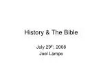 PPT - History of the Bible PowerPoint Presentation, free download - ID ...