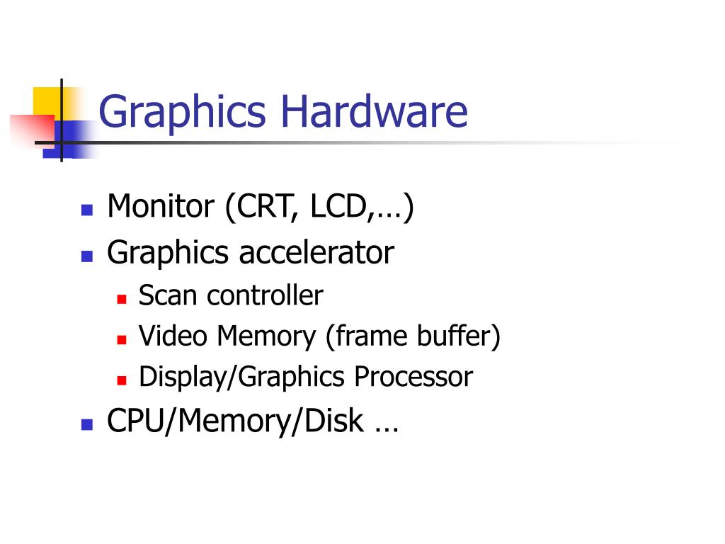 PPT - Graphics Hardware PowerPoint Presentation, free download - ID:17412