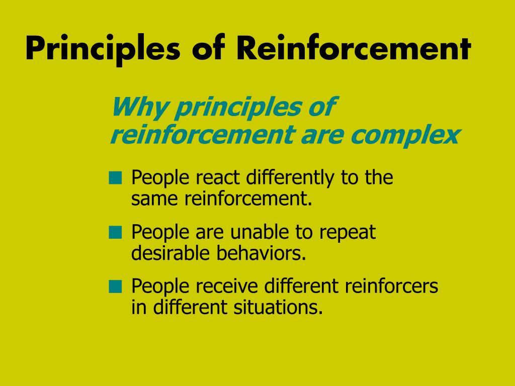PPT - Principles of Reinforcement PowerPoint Presentation, free ...