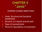 PPT - Chapter 9 Joints PowerPoint Presentation, free download - ID:3130113