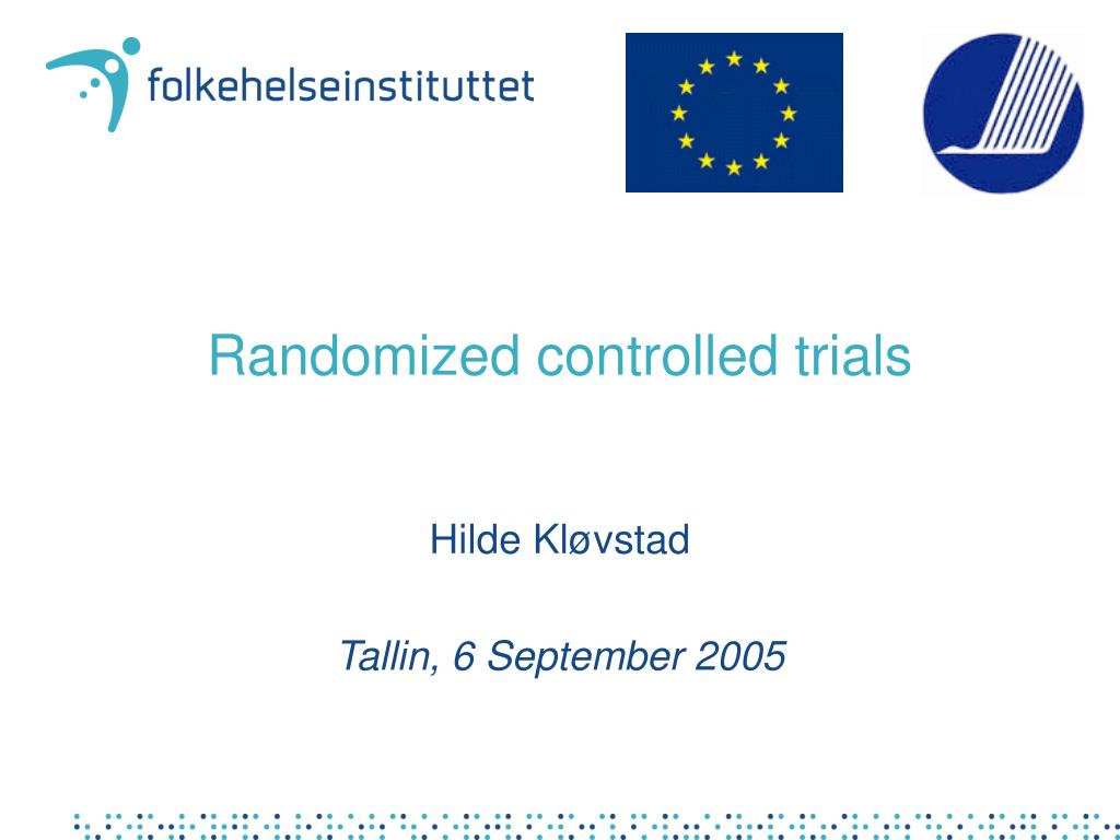 PPT - Randomized controlled trials PowerPoint Presentation, free ...