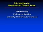 PPT - Introduction to Randomized Clinical Trials PowerPoint ...