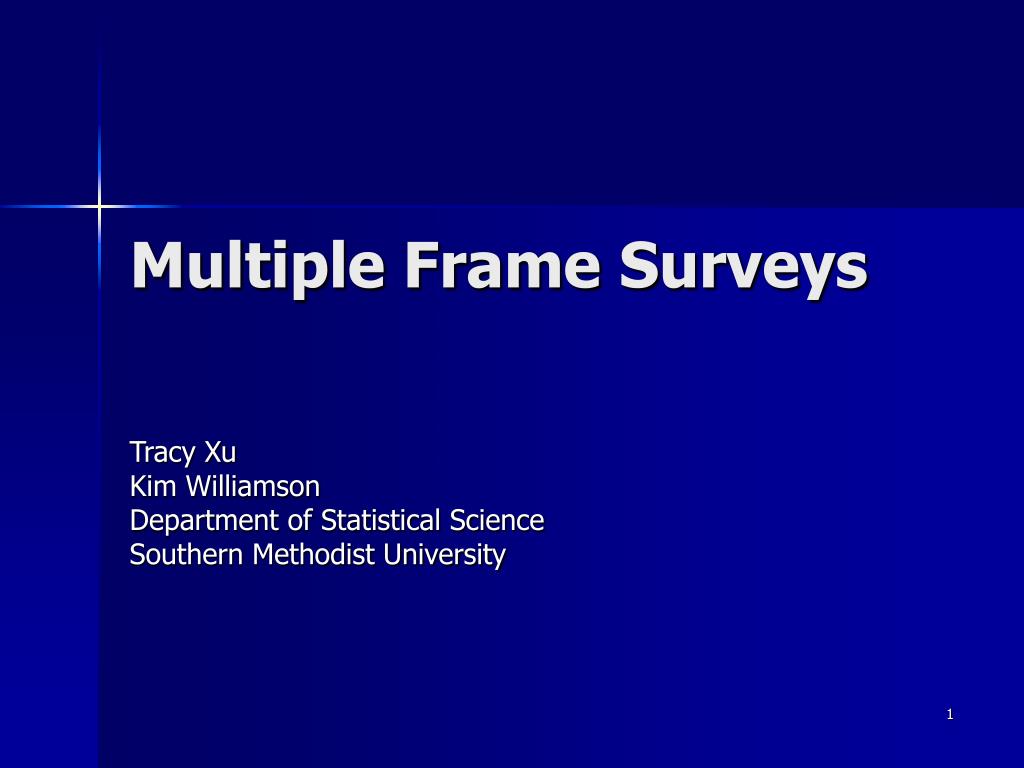 PPT - Multiple Frame Surveys PowerPoint Presentation, free download ...