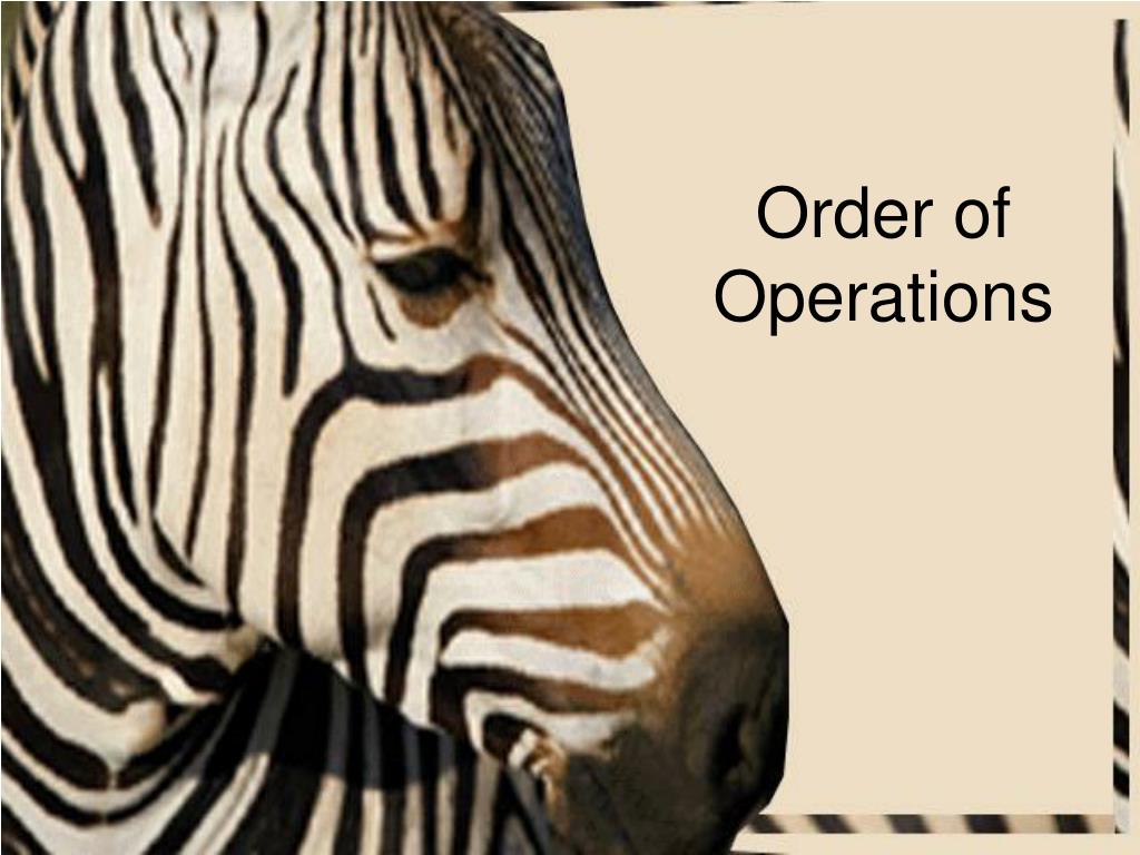 PPT - Order of Operations PowerPoint Presentation, free download - ID ...