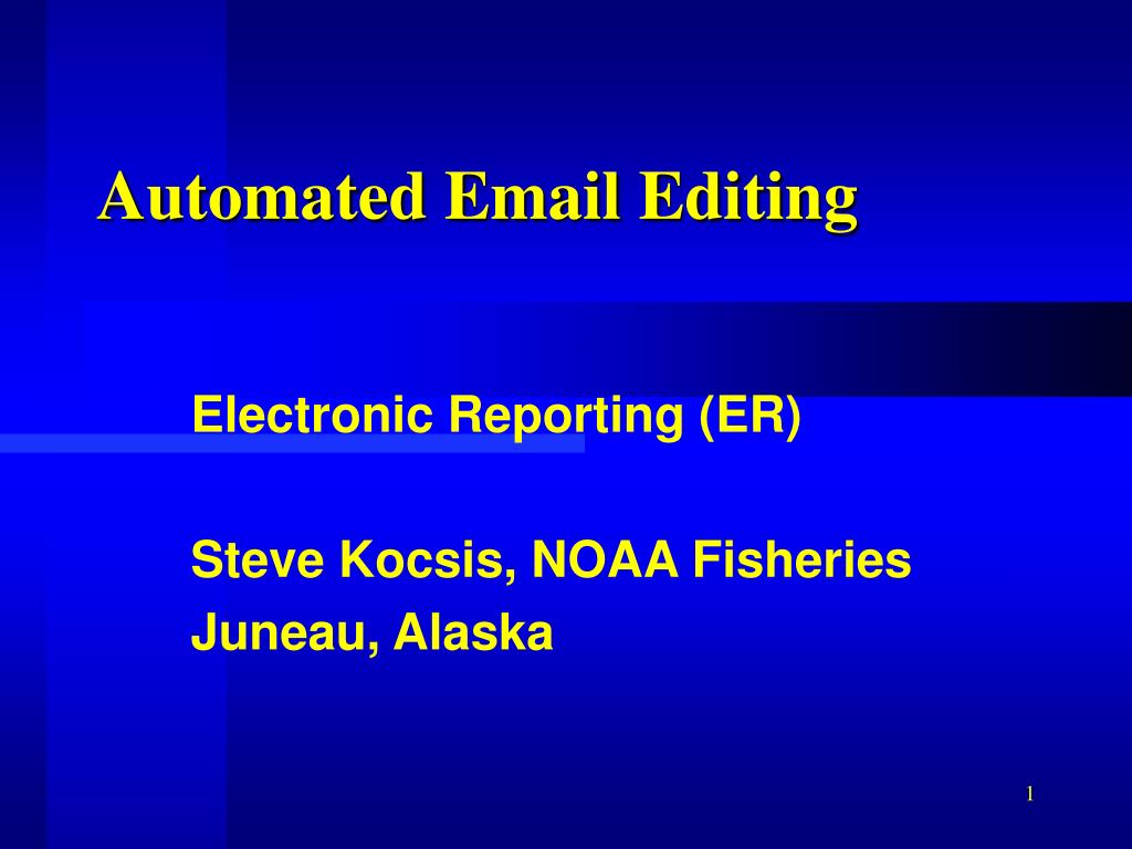 PPT - Automated Email Editing PowerPoint Presentation, free download ...