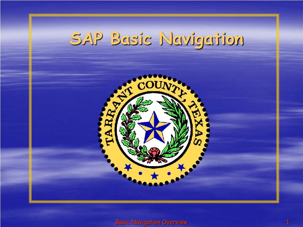 PPT - SAP Basic Navigation PowerPoint Presentation, free download - ID ...