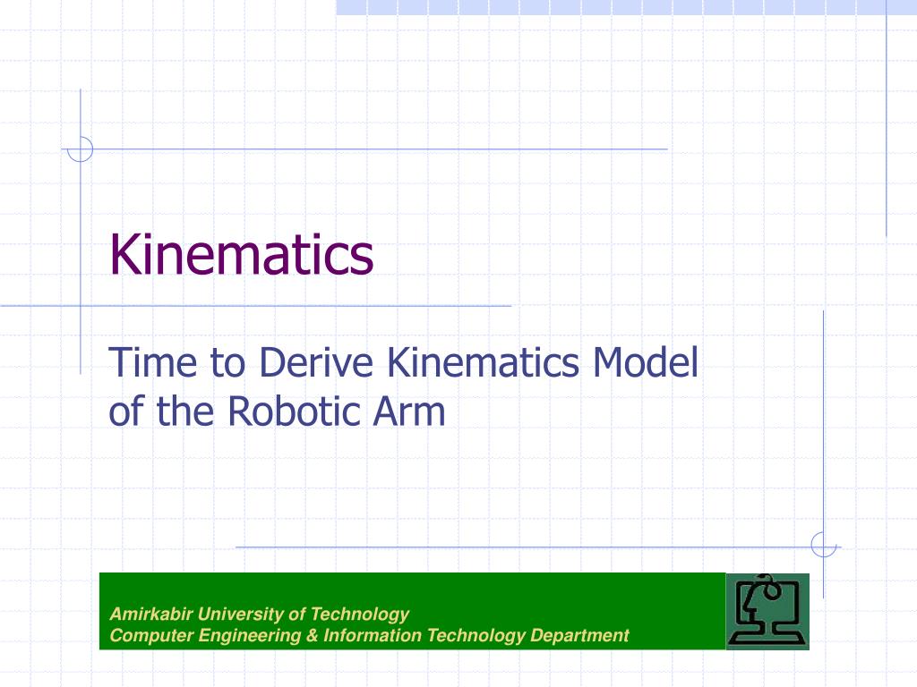 PPT - Kinematics PowerPoint Presentation, free download - ID:182692
