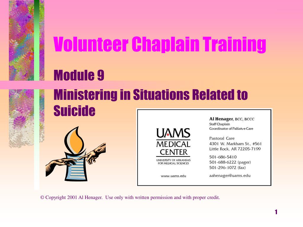PPT - Volunteer Chaplain Training PowerPoint Presentation, free ...