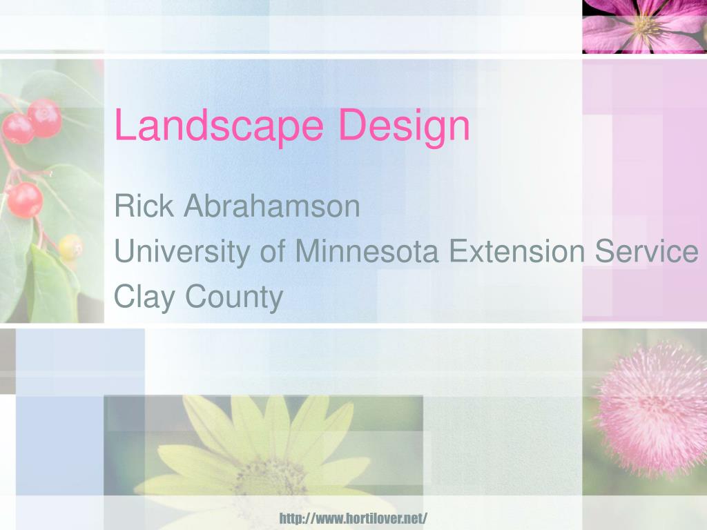 PPT - Landscape Design PowerPoint Presentation, free download - ID:184056