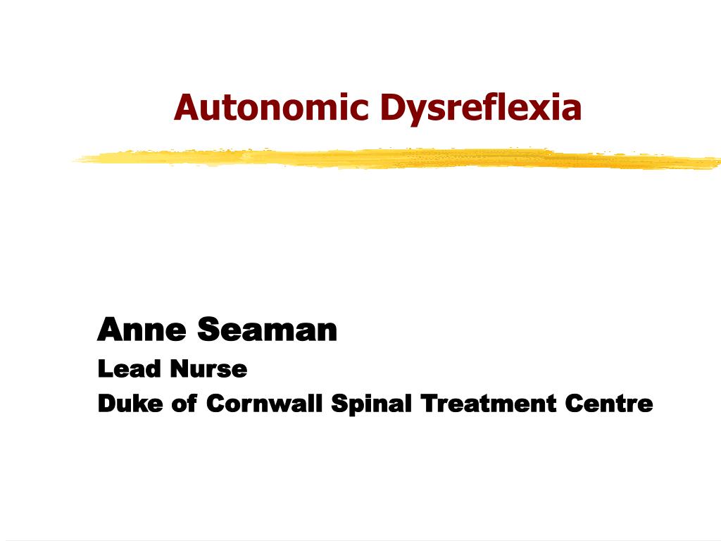 PPT - Autonomic Dysreflexia PowerPoint Presentation, free download - ID ...
