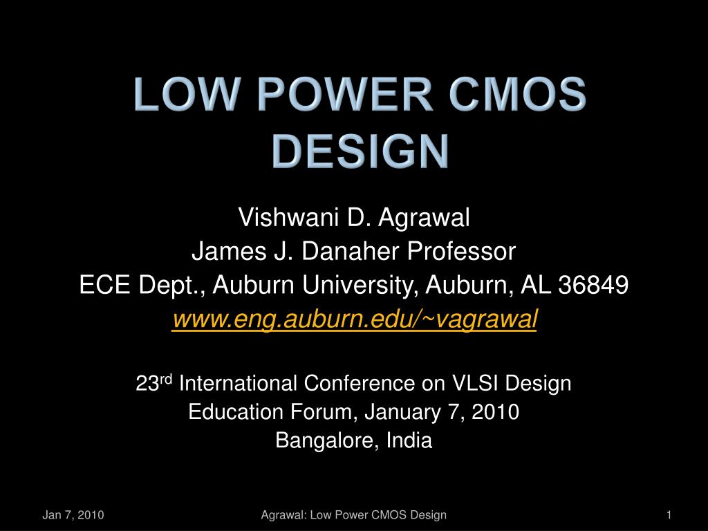 PPT - Low Power CMOS Design PowerPoint Presentation, free download - ID ...
