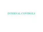 PPT - Internal Controls Training PowerPoint Presentation, free download ...