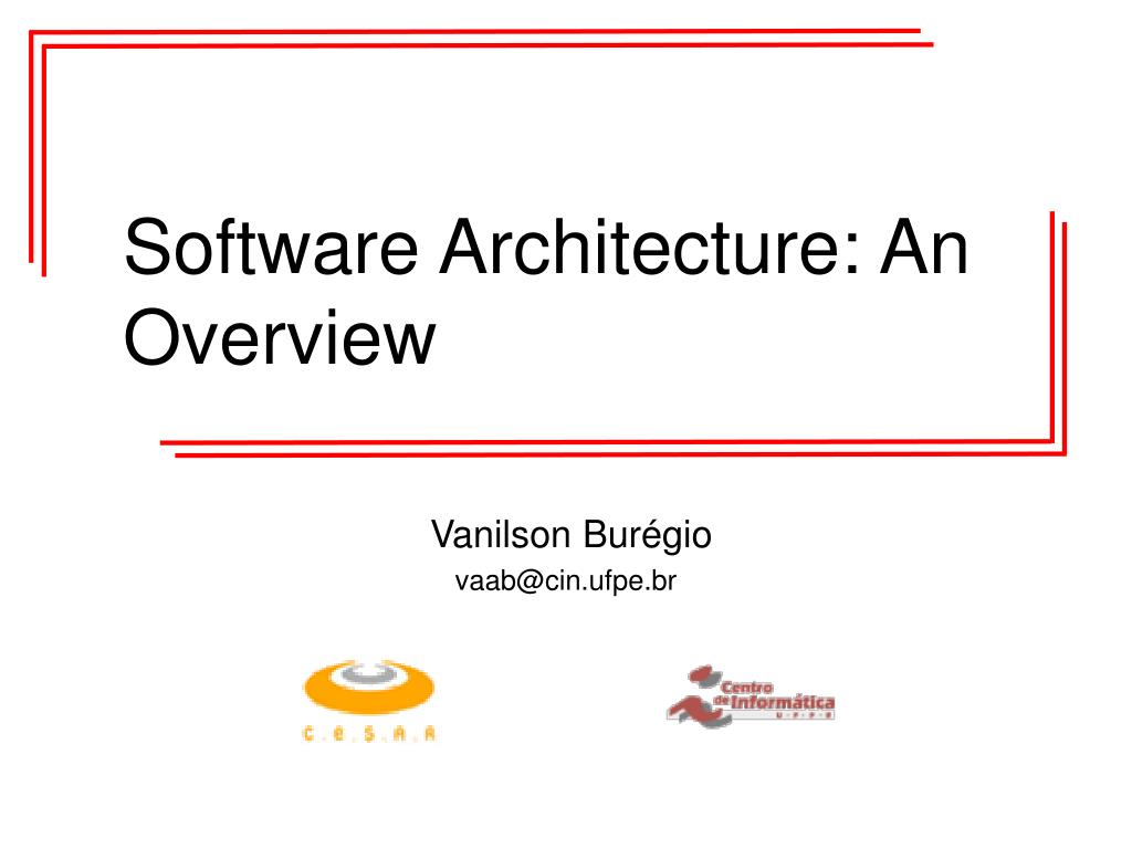 PPT - Software Architecture: An Overview PowerPoint Presentation, free ...