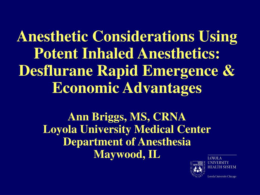 PPT - Inhalation Anesthesia PowerPoint Presentation, free download - ID ...