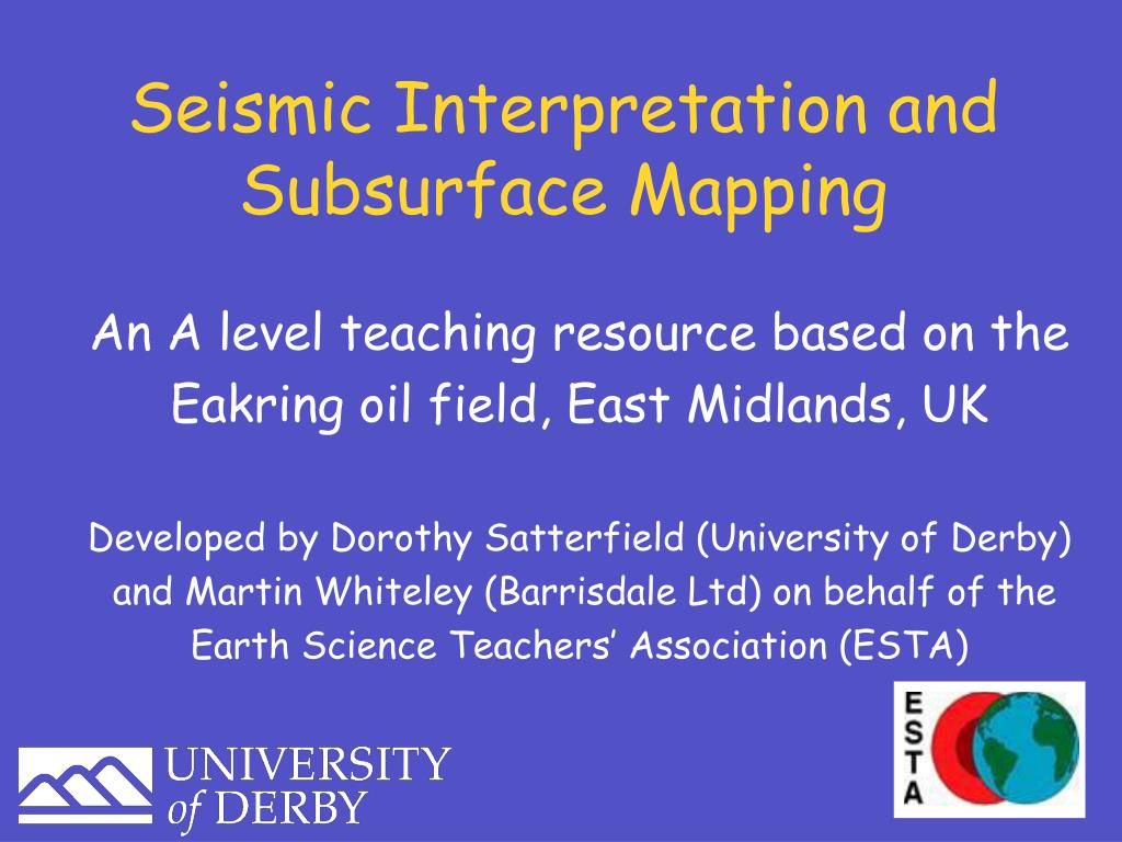PPT - Seismic Interpretation and Subsurface Mapping PowerPoint ...