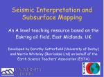 PPT - Fundamentals of Seismic Refraction Theory, Acquisition, and Interpretation PowerPoint ...