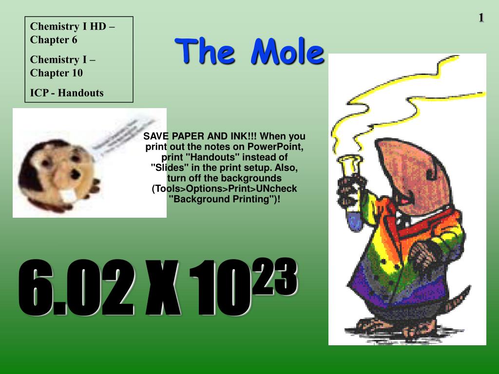 PPT - The Mole PowerPoint Presentation, free download - ID:191663