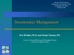 PPT - Urban runoff and stormwater management : Tonex Training ...