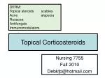 PPT - CORTICOSTEROIDS PowerPoint Presentation, free download - ID:2225467