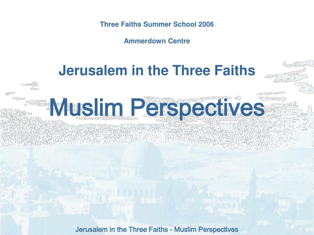 PPT - Muslim Perspectives PowerPoint Presentation, free download - ID ...