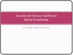 PPT - Combined Spinal Epidural Anesthesia PowerPoint Presentation, free ...