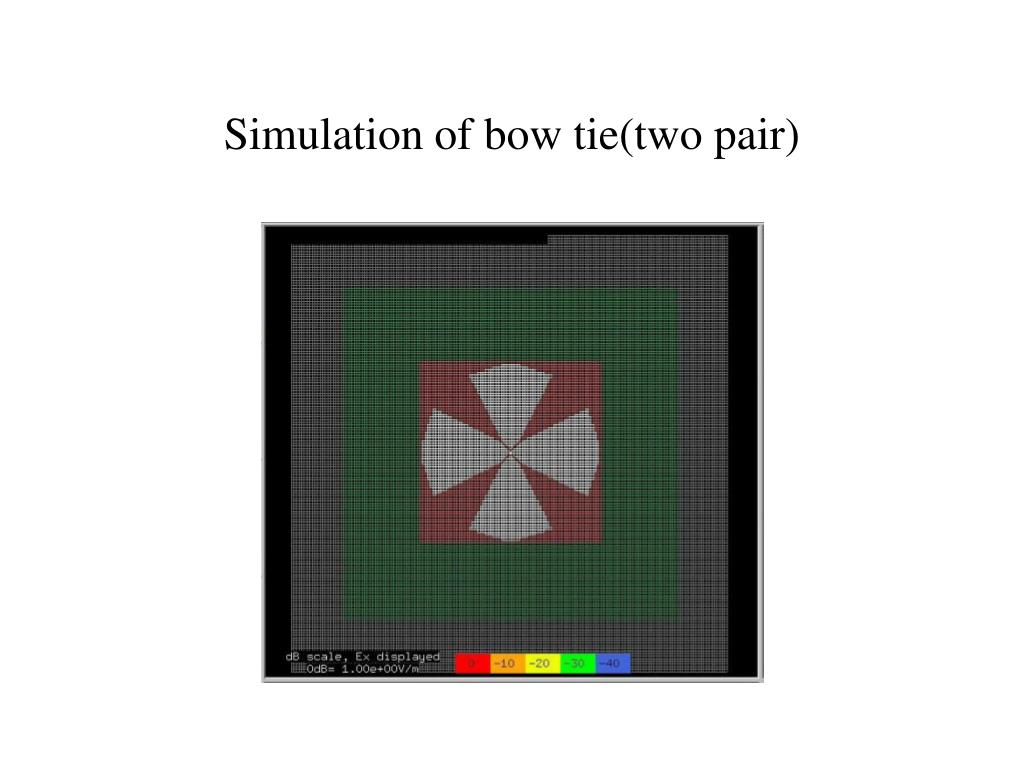 PPT - Simulation of bow tie(two pair) PowerPoint Presentation, free ...
