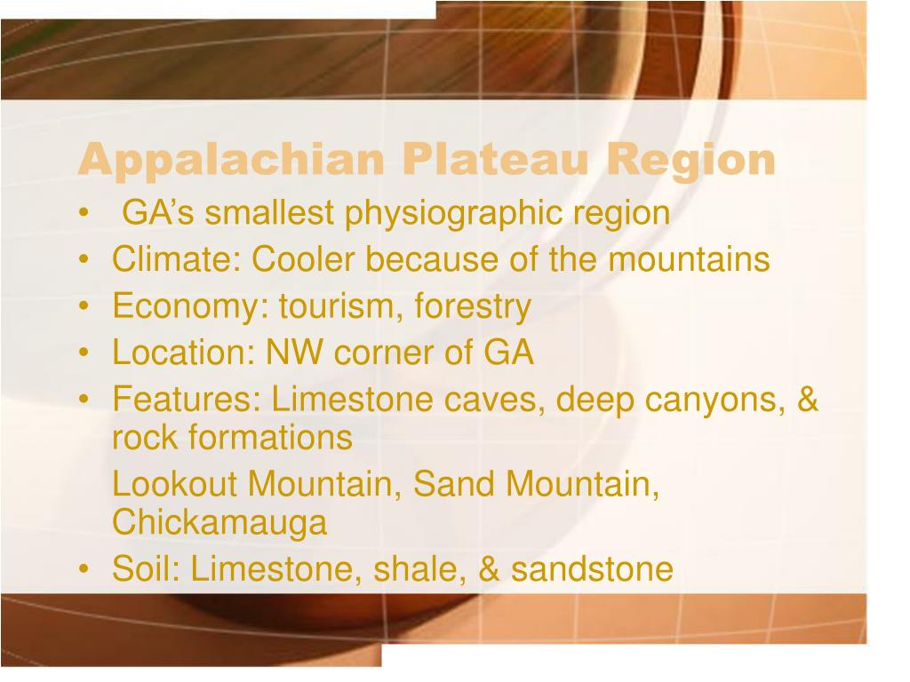 PPT - Appalachian Plateau Region PowerPoint Presentation, free download ...