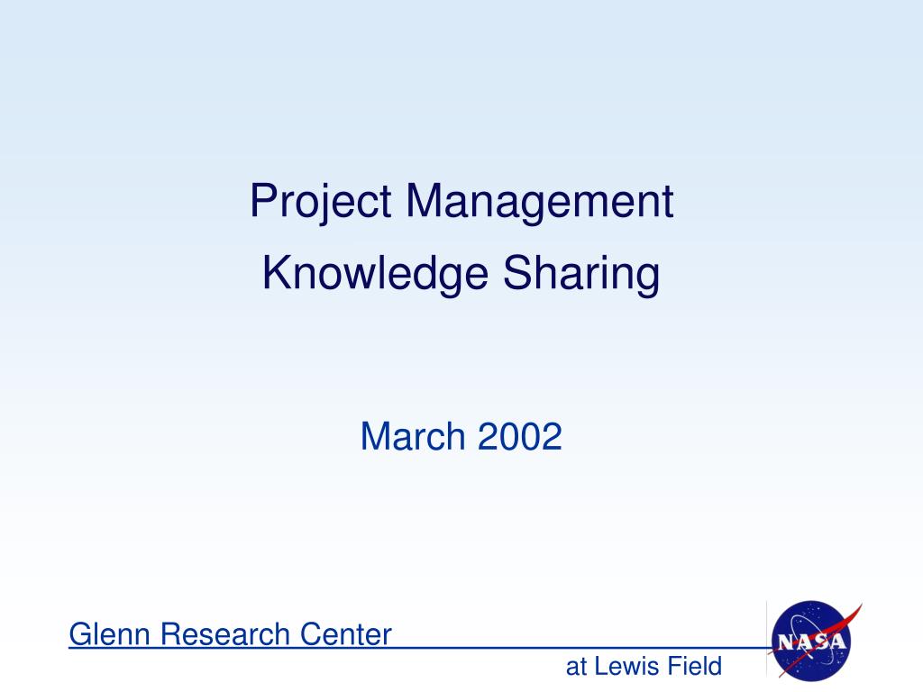 PPT - Project Management Knowledge Sharing PowerPoint Presentation ...