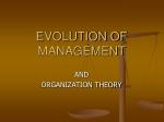 PPT - Evolution of management PowerPoint Presentation, free download ...