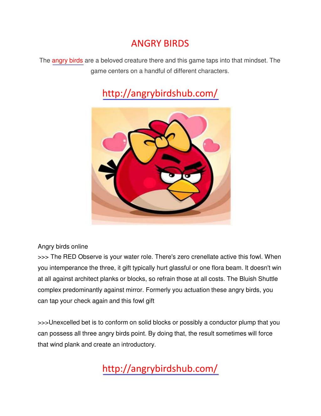 PPT - Angry birds PowerPoint Presentation, free download - ID:195482