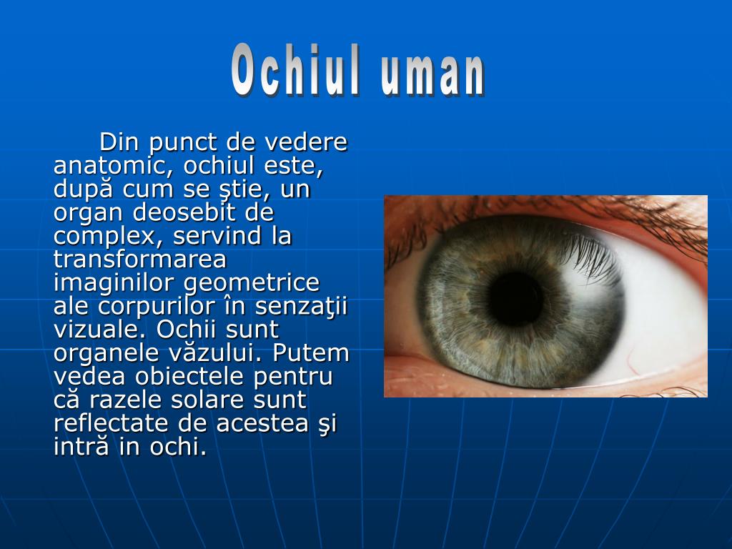 PPT - ochiul PowerPoint Presentation, free download - ID:195852
