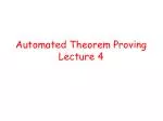 PPT - Automated reasoning and theorem proving PowerPoint Presentation ...