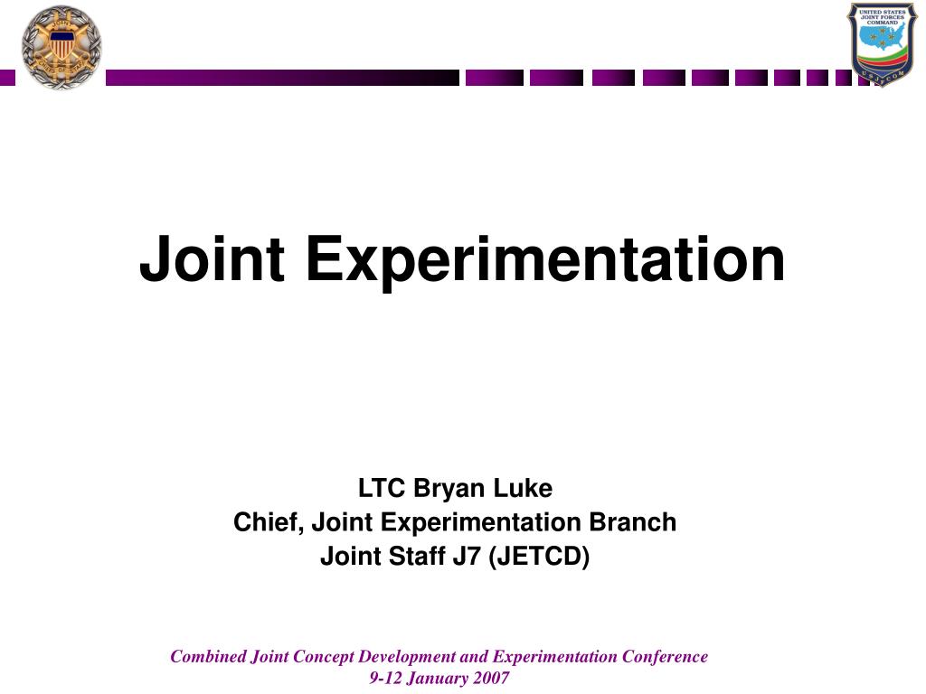 PPT - Joint Experimentation PowerPoint Presentation, free download - ID ...